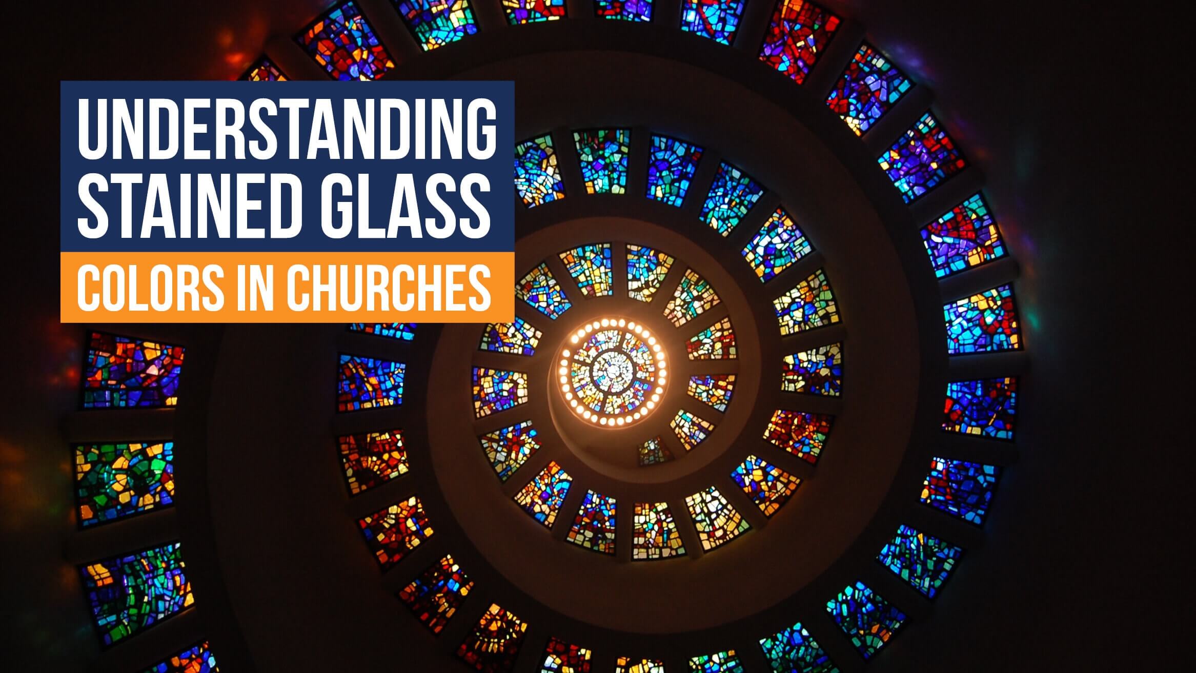 Understanding what stained glass colors in churches mean